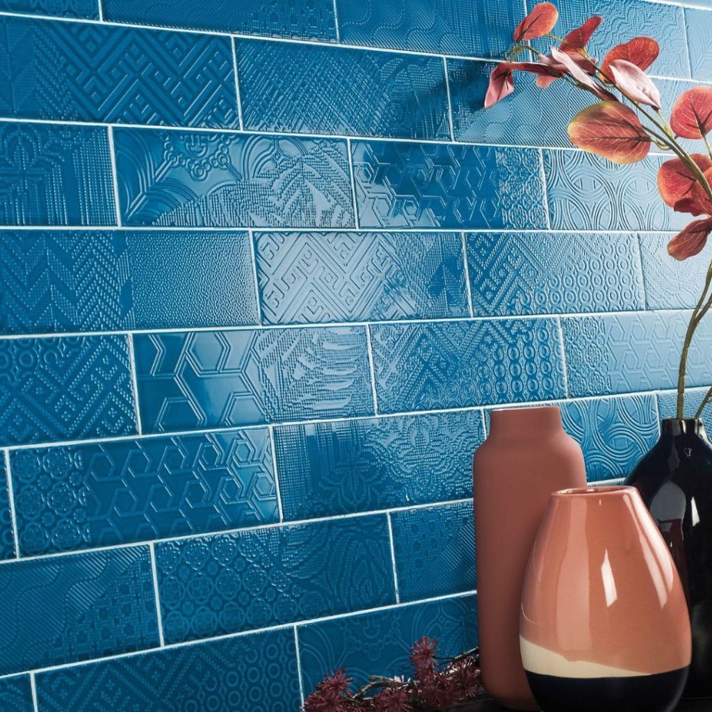 Azulejos Volga Blue 7.5x22cm | Mosaico Decorativo